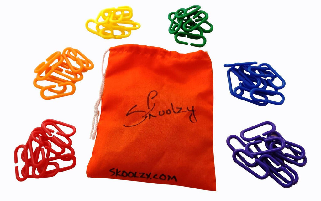 120 Rainbow Math Links With Tote, Math Linking Toys for Toddlers – Skoolzy